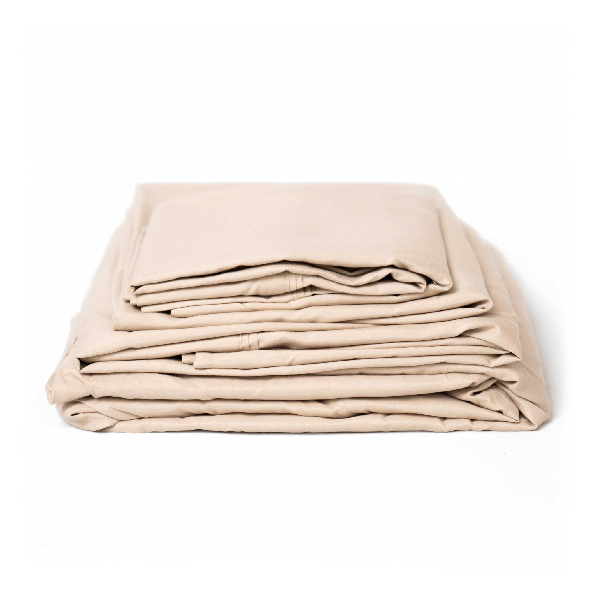 Thread Brushed Microfiber Sheets - Queen / Khaki - Crossroads Furniture ...